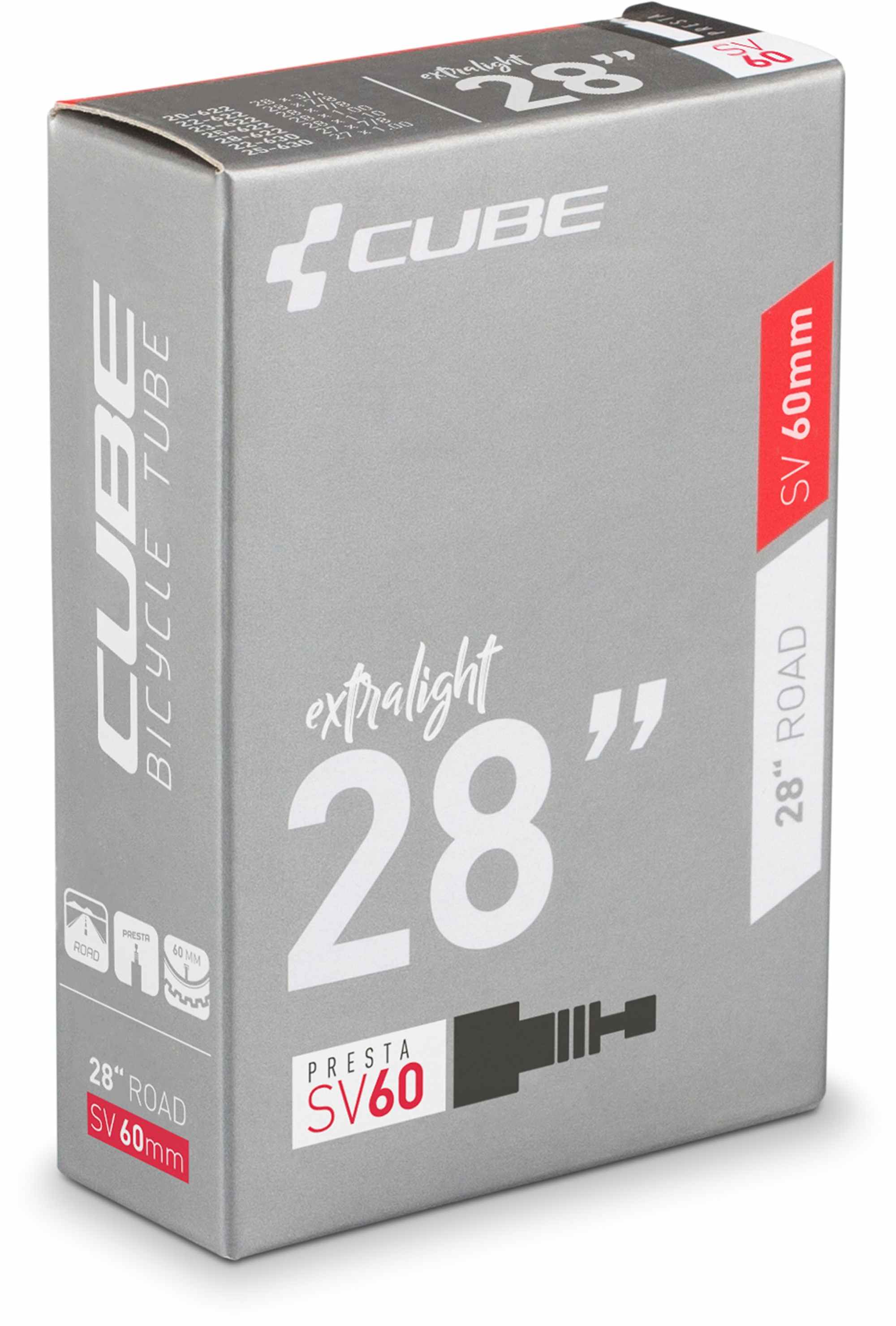 CUBE TUBE 28 INCH ROAD SV 60MM EXTRA LIGHT – CUBE Stores UK