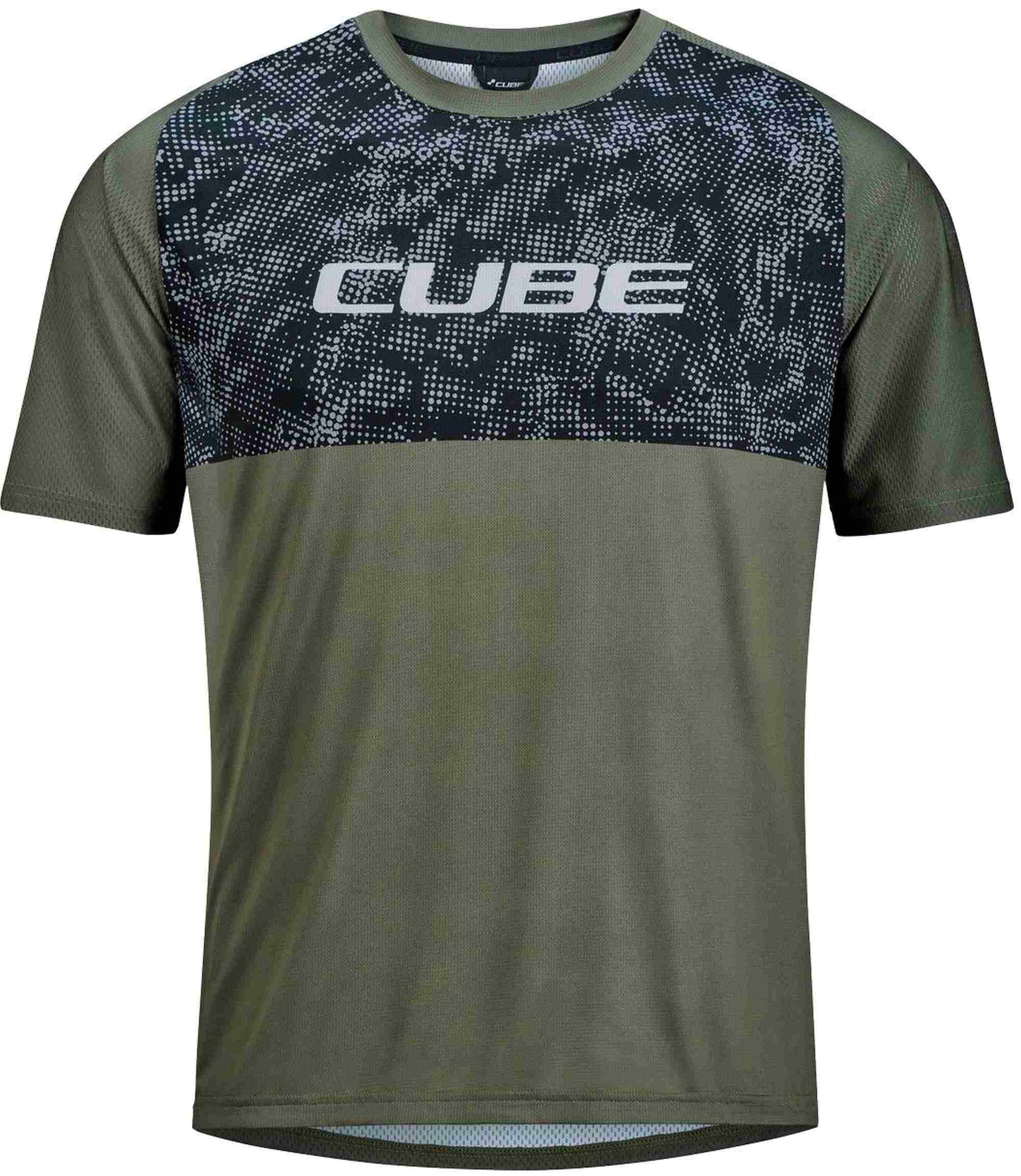 CUBE MTB JERSEY MATRIX TM S/S REED GREEN – CUBE Stores UK