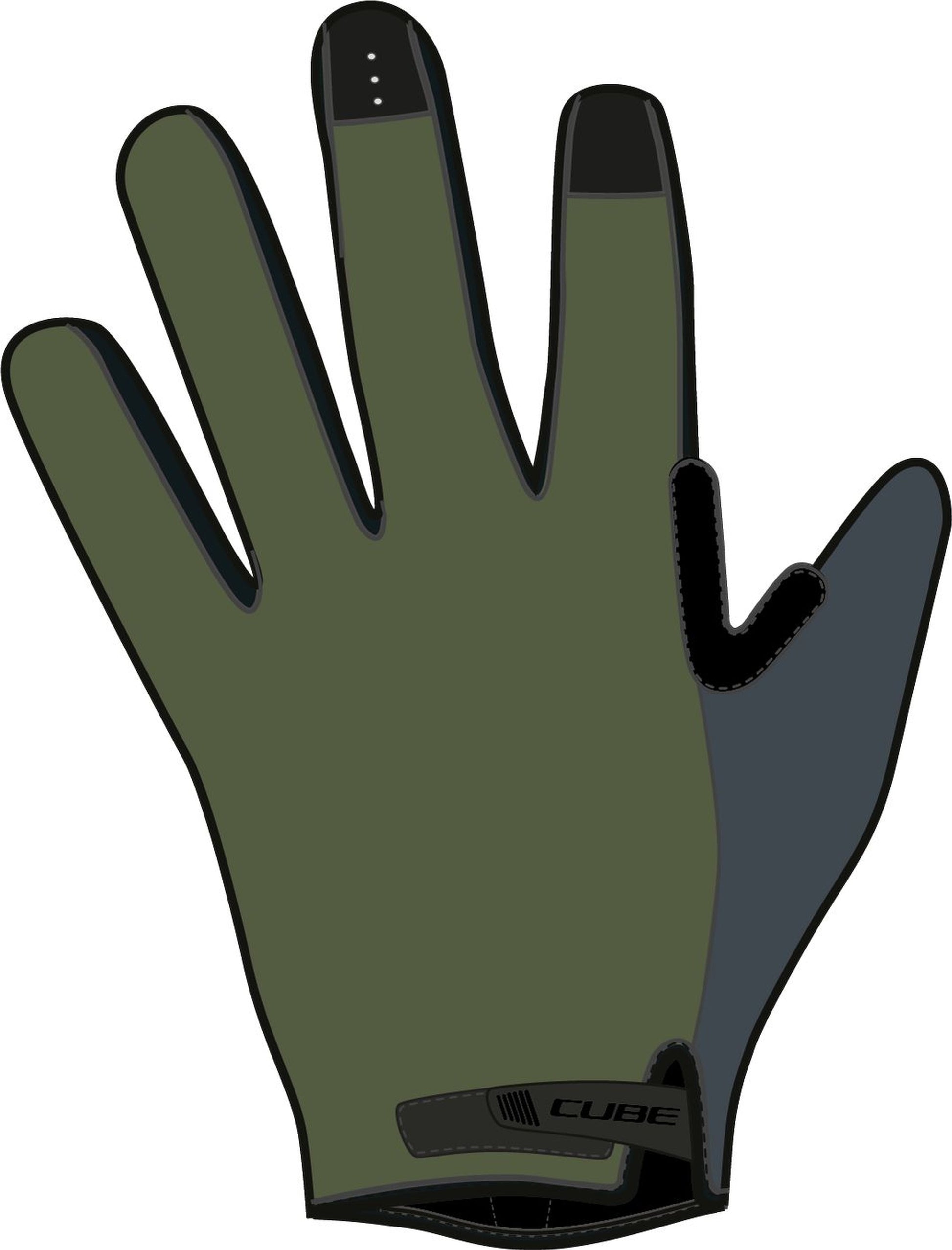 CUBE GLOVES ROOKIE GRAVITY LONG FINGER TM REED GREEN – CUBE Stores UK