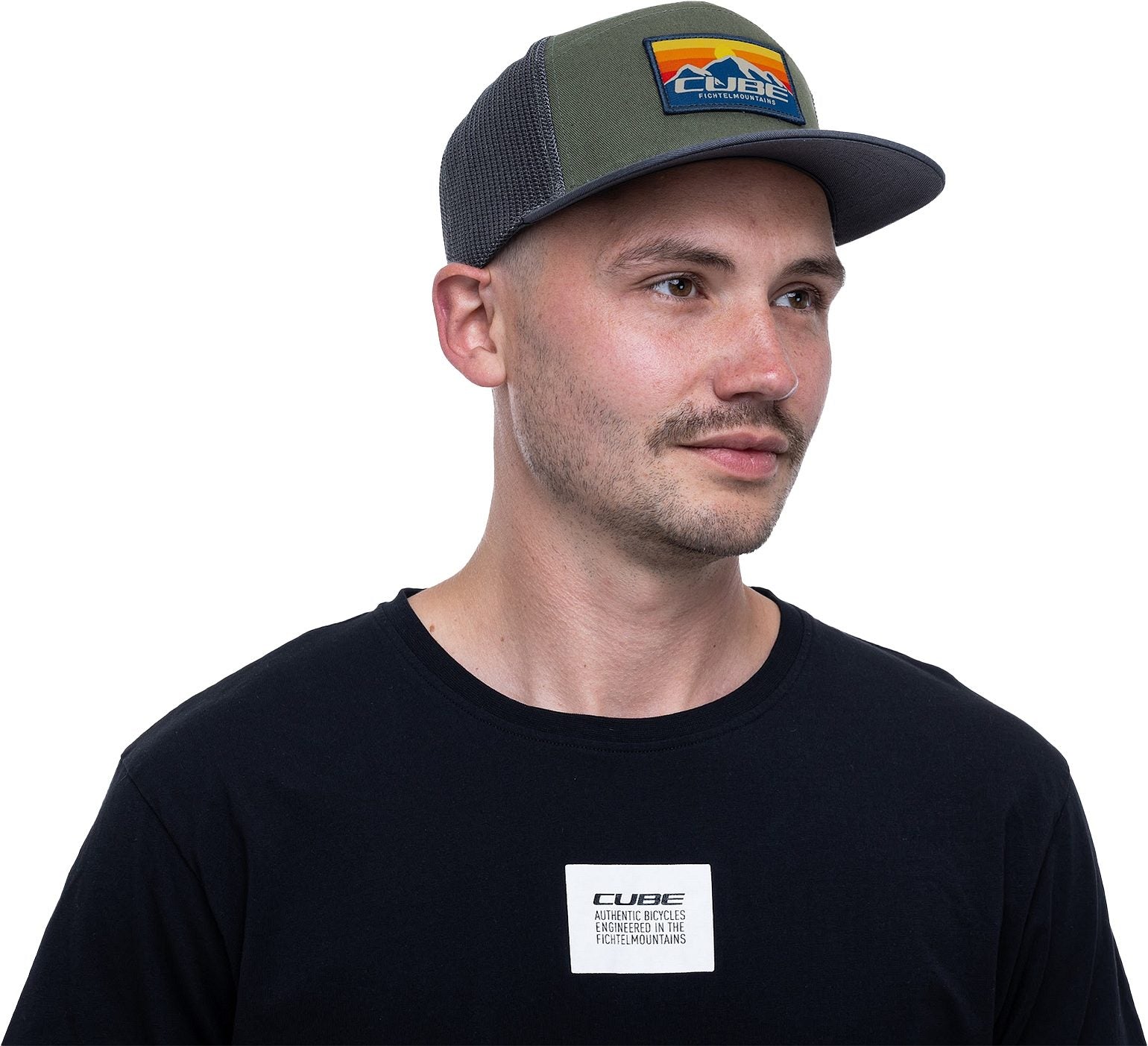 Cube Cap Tm Olive/Grey – CUBE Stores UK